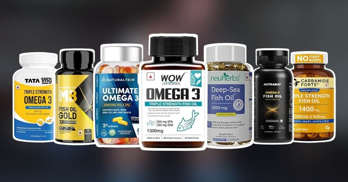 7 Best Omega 3 Fish Oil Capsules In India High EPA DHA Lab Tested